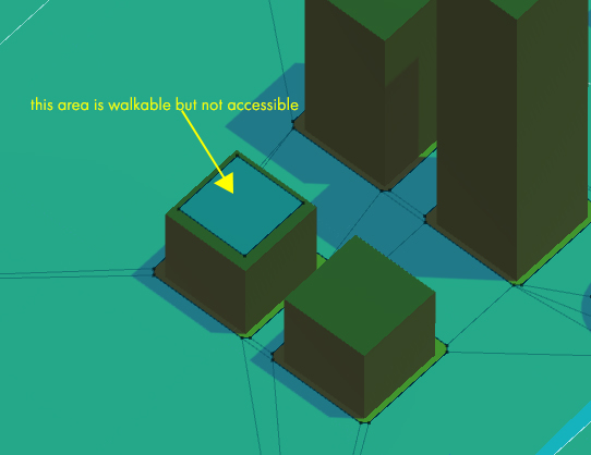Navmesh Area Walkable But Not Accessible Questions And Answers Unity Discussions